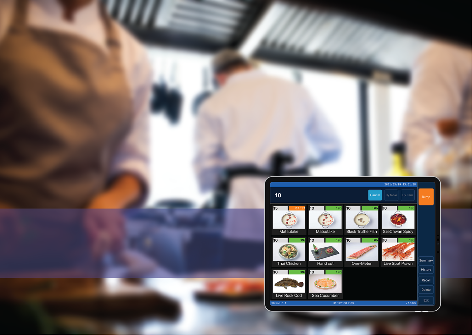 KDS CLOUD | CN – Kitchen Display System + Uber Eats